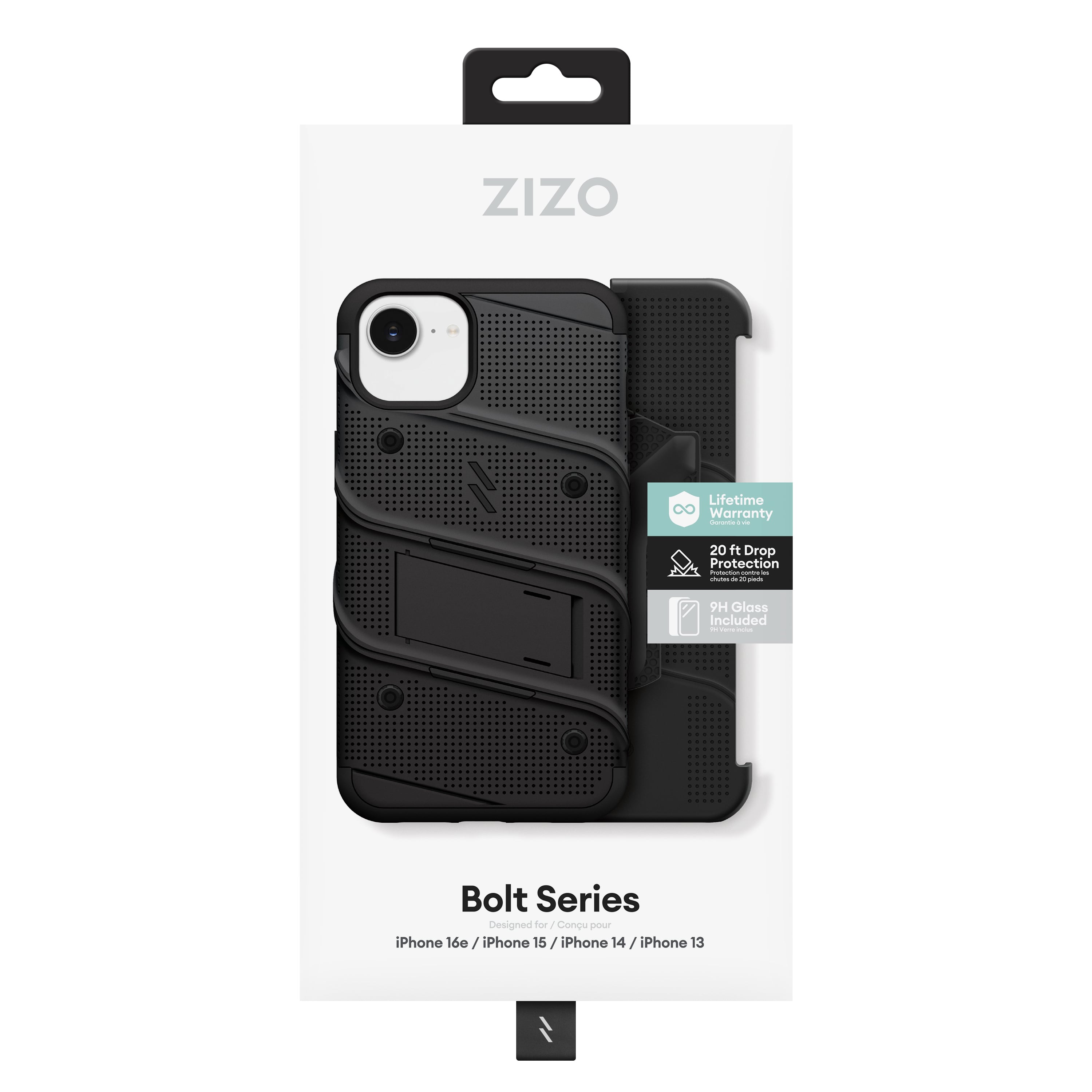 iPhone 16e/13/14/15 Case | ZIZO BOLT Bundle